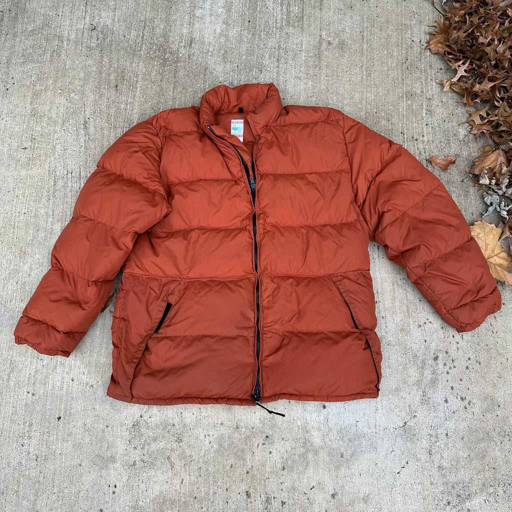 1970’s Frostline Kit Burnt Orange Down Puffer Jacket Large – Little ...