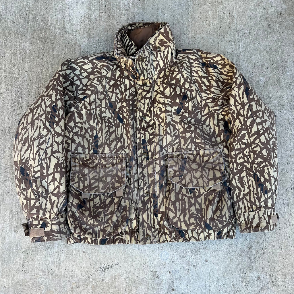 1980’s Columbia Gore-Tex Camo Field Jacket Large – Little Chum Vintage