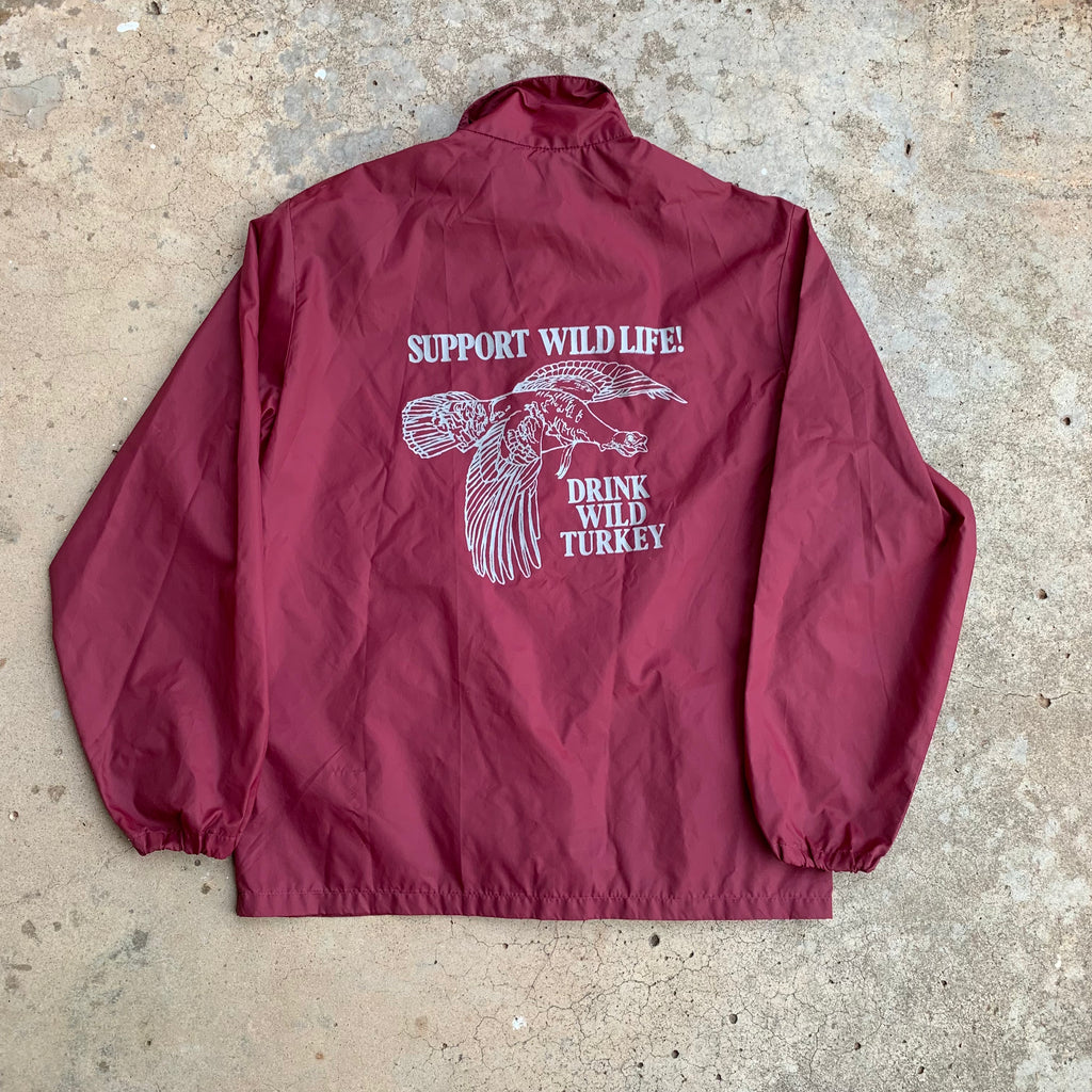 1960’s Wild Turkey Whiskey Windbreaker Jacket Medium – Little Chum Vintage
