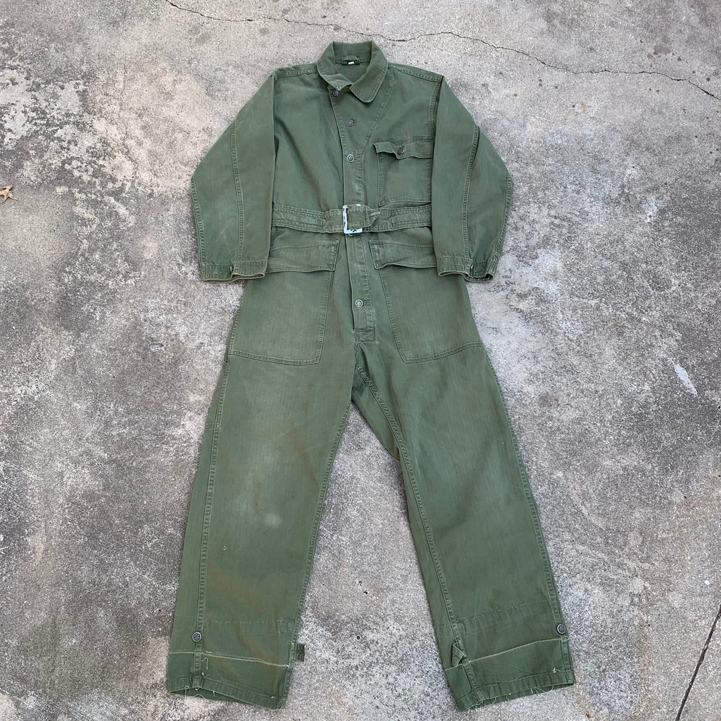 1950’s US Army HBT Coveralls Small – Little Chum Vintage