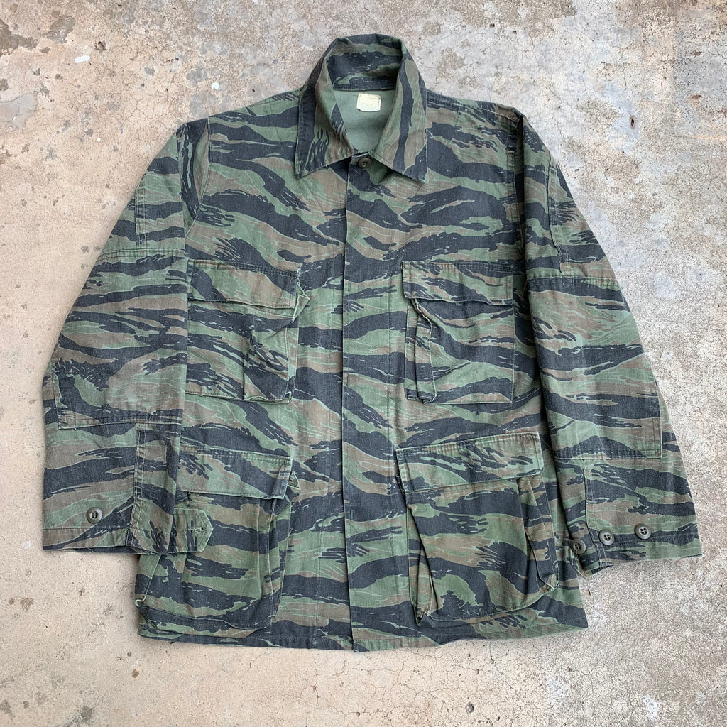 1980’s Civilian Tiger Stripe Camo BDU Jacket Small Regular – Little ...