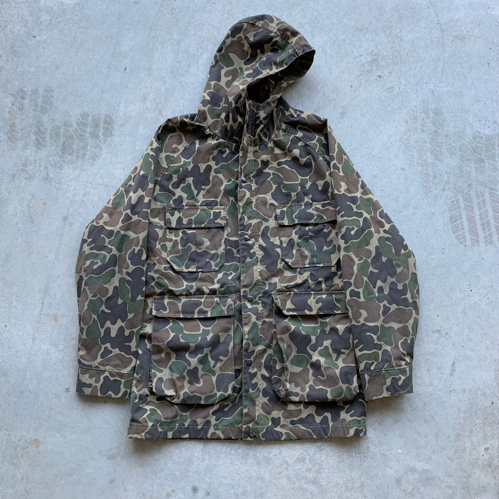 1980’s Woolrich Hunting Camo Rain Jacket Medium – Little Chum Vintage